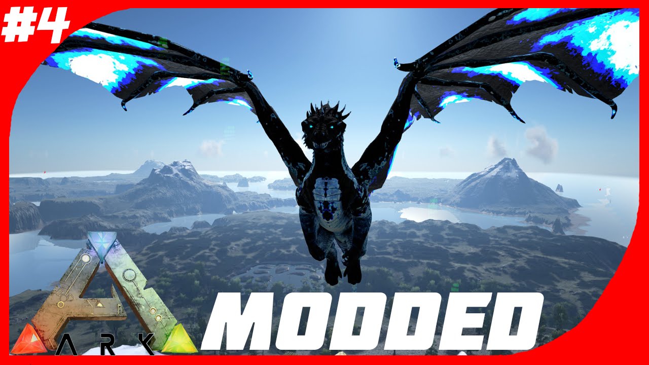 MODDED Ark: Survival Evolved - ICE DRAKE TAMING! | #4 (Annunaki Genesis ...