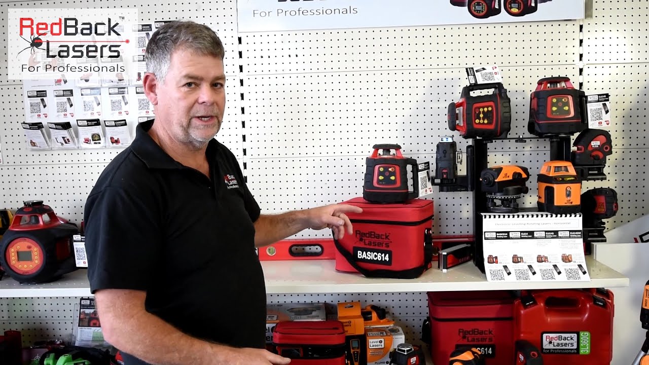 Rotating Laser Level Auto-Leveling for Construction - RedBack Lasers