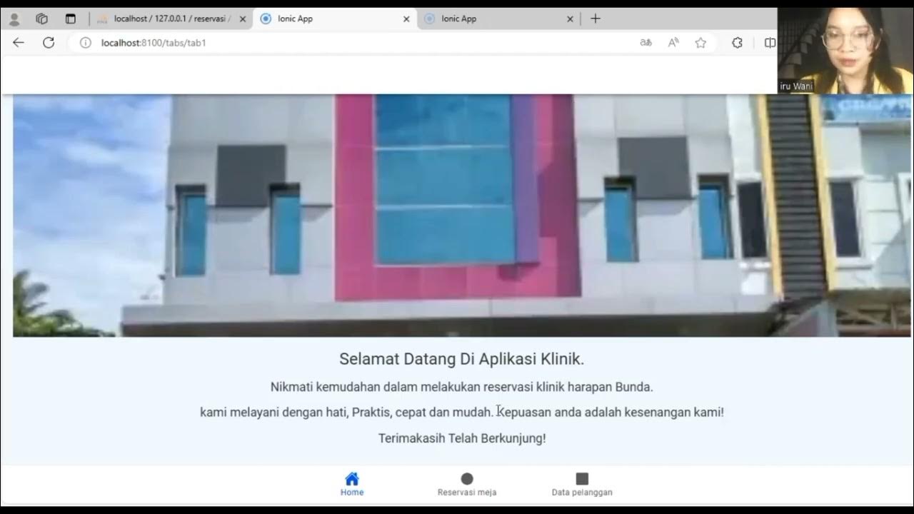 Membuat aplikasi ionic angular framework (Klinik Harapan Ibunda) Melalui Visual studio code ...