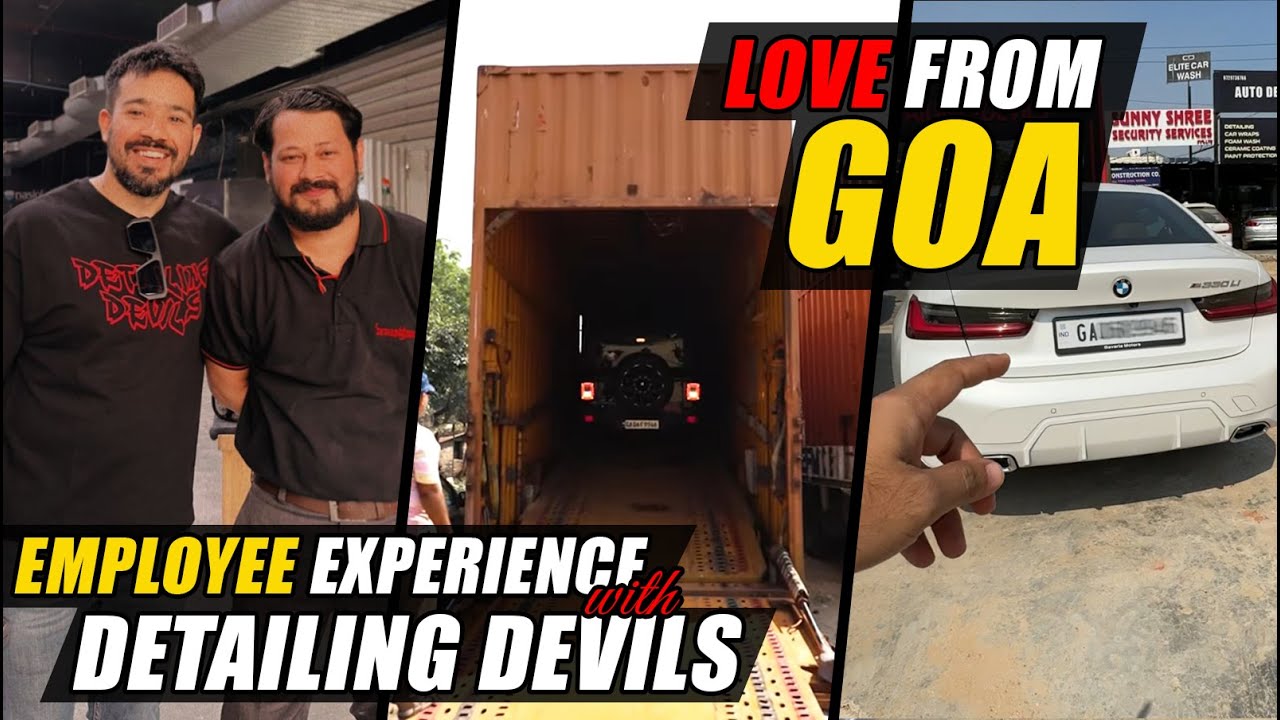 Emotional Moment || Employees' Experience at Detailing Devils || Goa ...