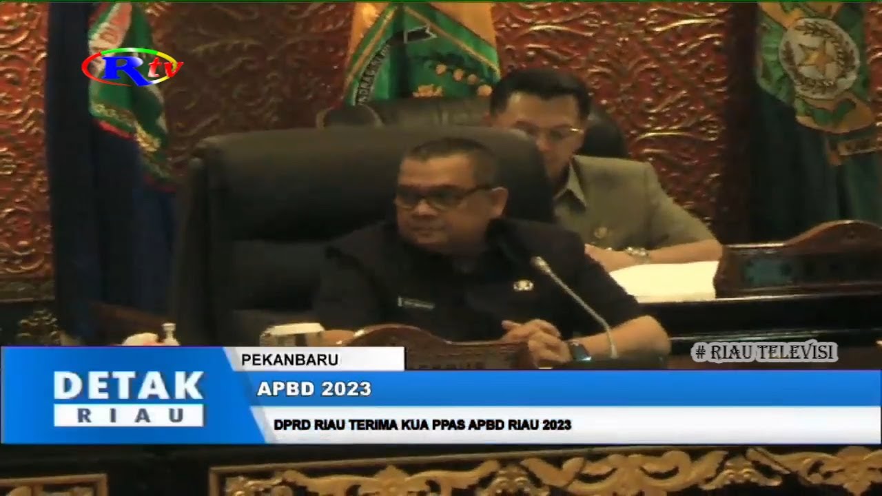 DPRD RIAU TERIMA KUA PPAS APBD RIAU 2023 - YouTube
