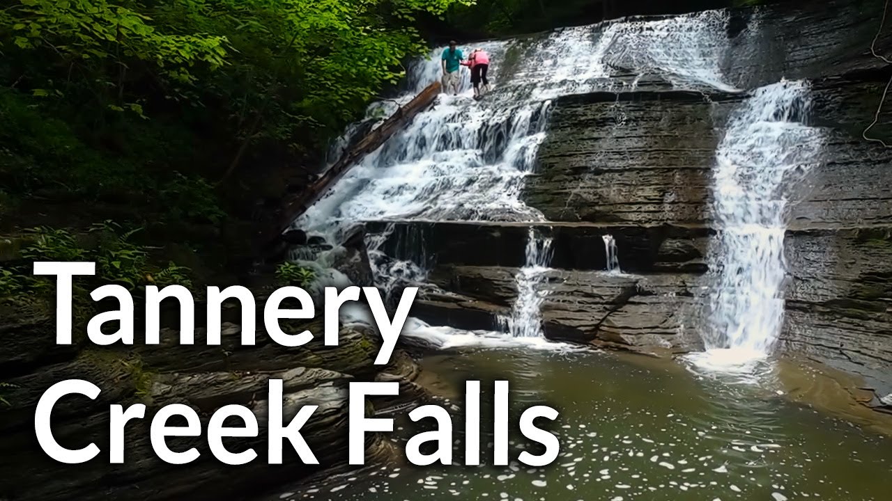 Tannery Creek Falls (Naples, NY) - YouTube