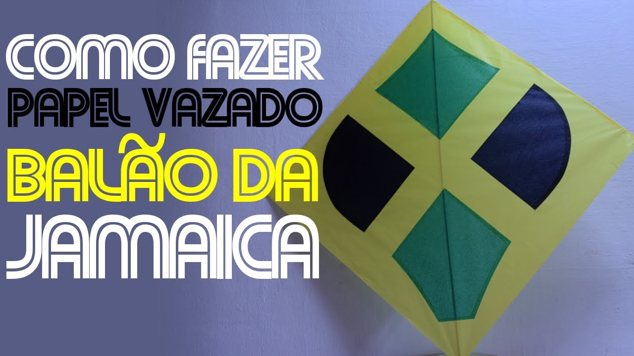 PASSO A PASSO PAPEL VAZADO PARA RAIA/BALÃO DA JAMAICA - YouTube
