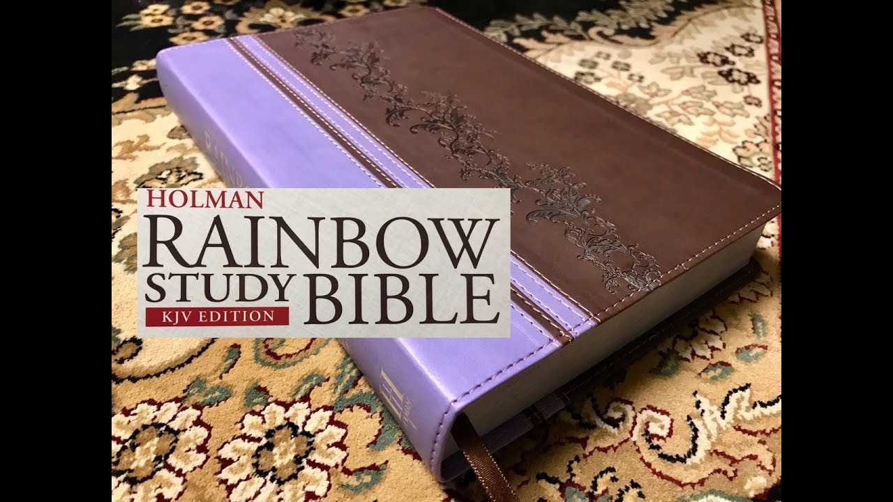 Bible Unboxing KJV Rainbow Study Bible YouTube bible-unboxing-kjv-rainbow-study-bible-youtube