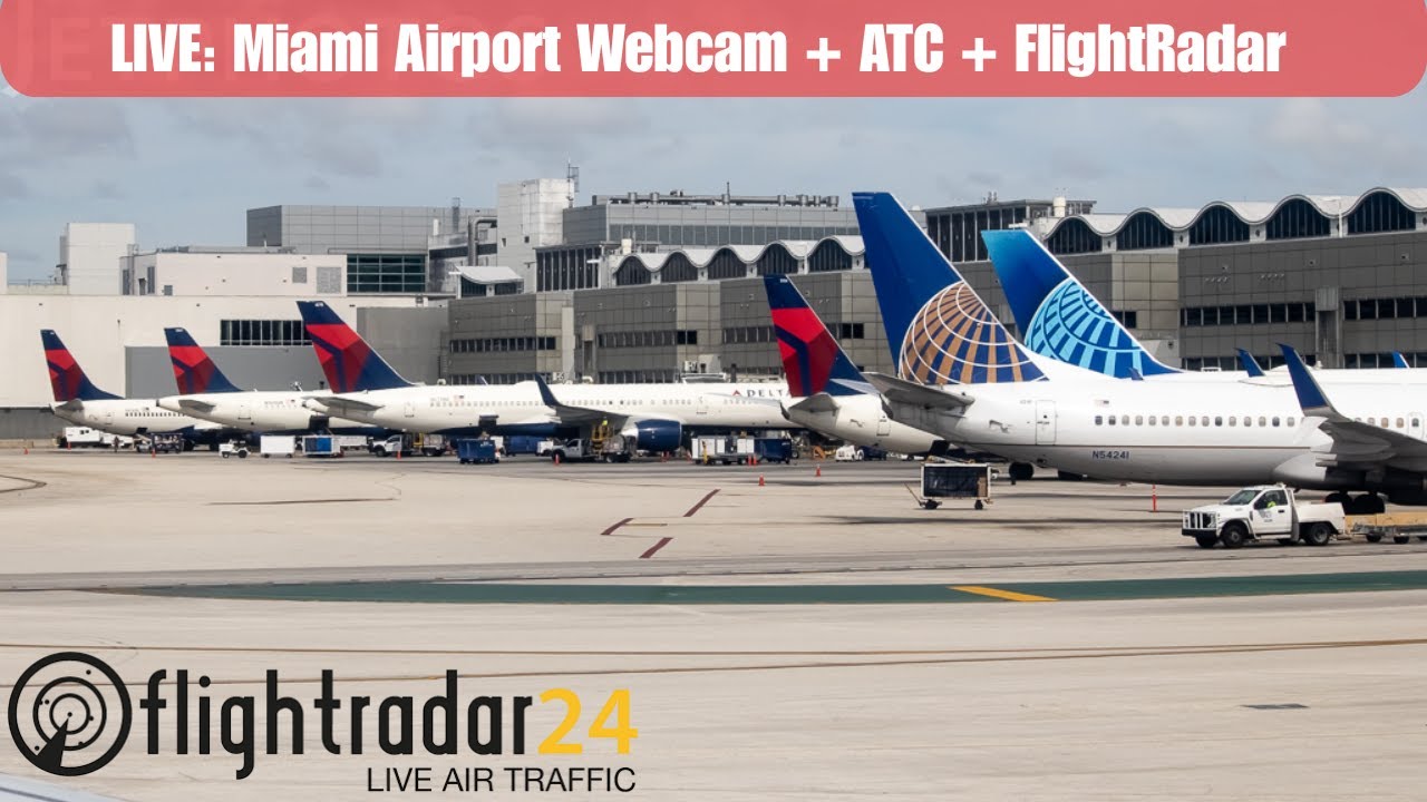 Live from Miami Airport ️ | Watch real-time arrivals & departures on ...