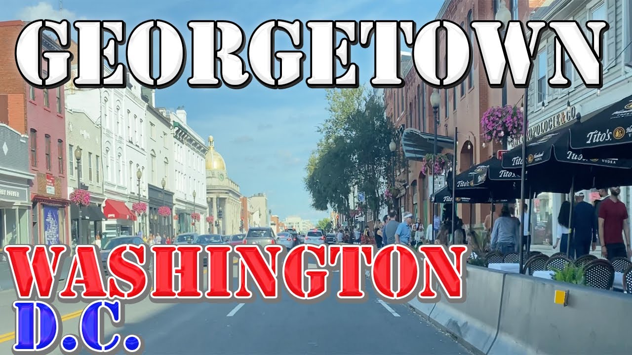 Georgetown - Washington DC - 4K Neighborhood Drive - YouTube