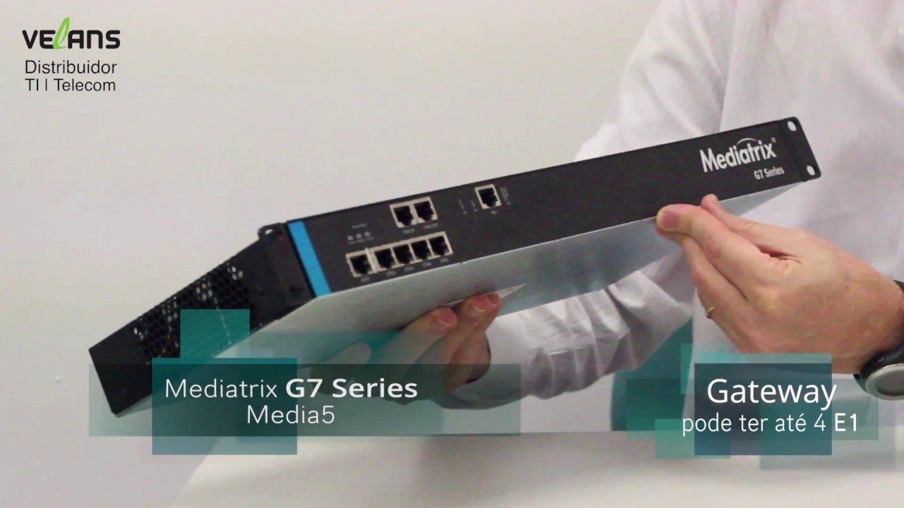 Mediatrix Gateway G7 Series Media5 - Velans Distribuidor - YouTube
