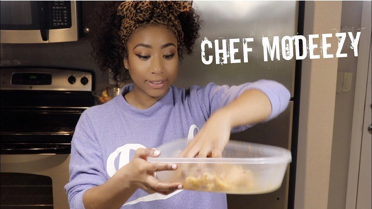 ♥︎ VLOG - Just Call Me CHEF MODEEZY • Sunday Cookin' Meal Prepping ♥︎ ...