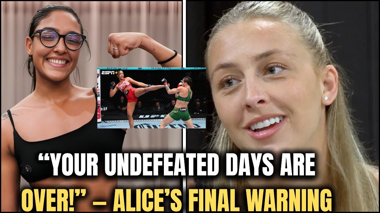 🔥 “I’LL BREAK YOUR STREAK!” — Alice Pereira SENDS SAVAGE THREAT to ...