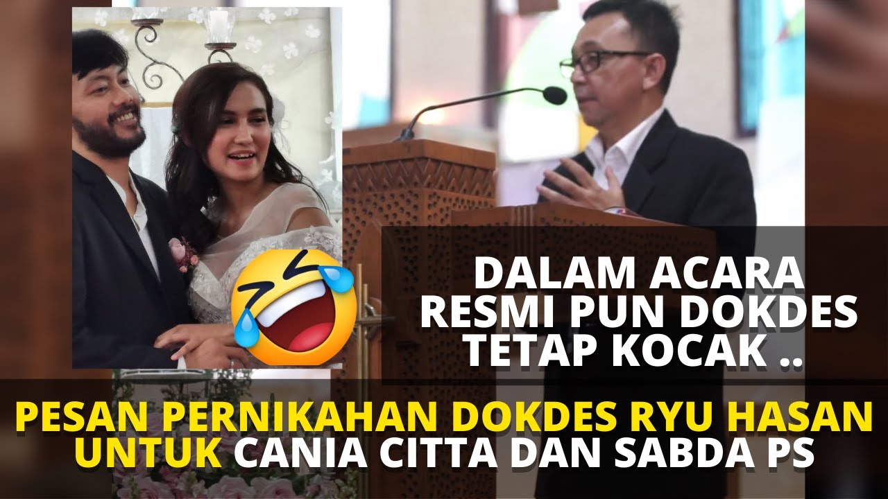 Saat Ryu Hasan Memberikan Pesan Pernikahan 🤣 - YouTube