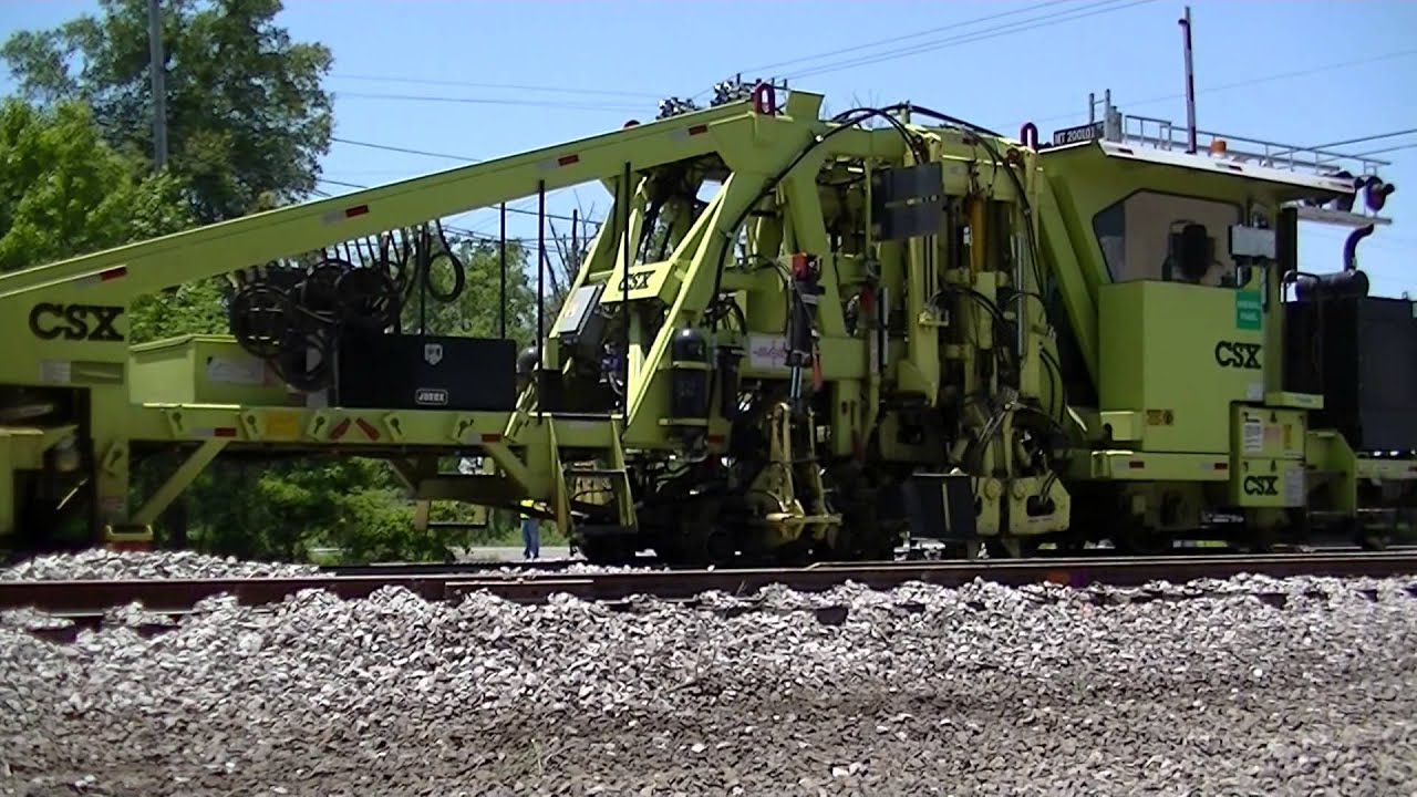 More CSX Track work in Savannah GA 5/20/14 - YouTube