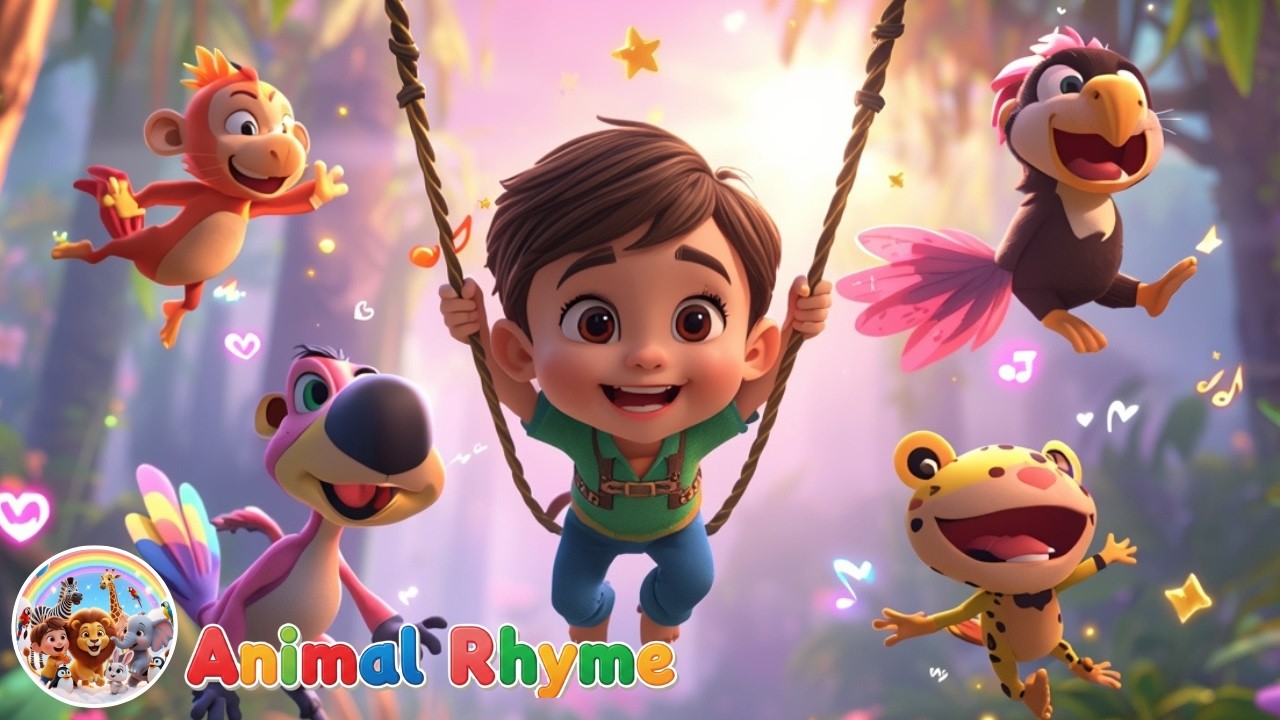 Rainforest Animal Song | Fun Jungle Movement & Swinging | Bella Kids ...