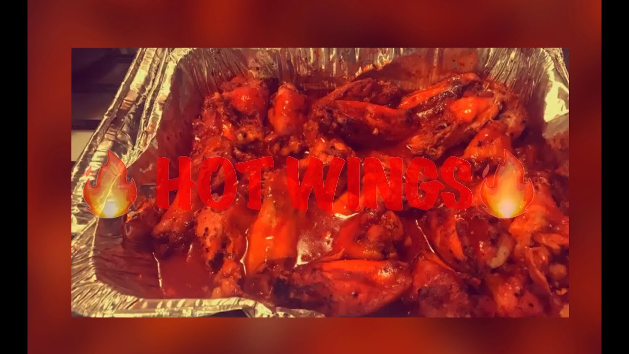BAKED HOT WINGS | cooking with tae tae - YouTube