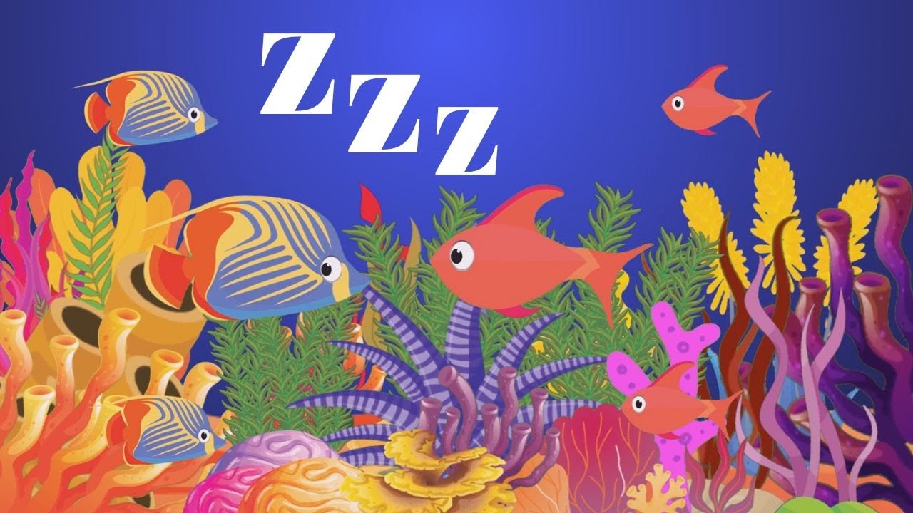 Gentle Bedtime Lullabies 🌙 Soothing Fish Music Baby Sleep Music for ...
