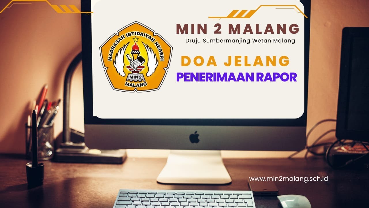 MIN 2 MALANG BERDOA JELANG PENERIMAAN RAPOR - YouTube