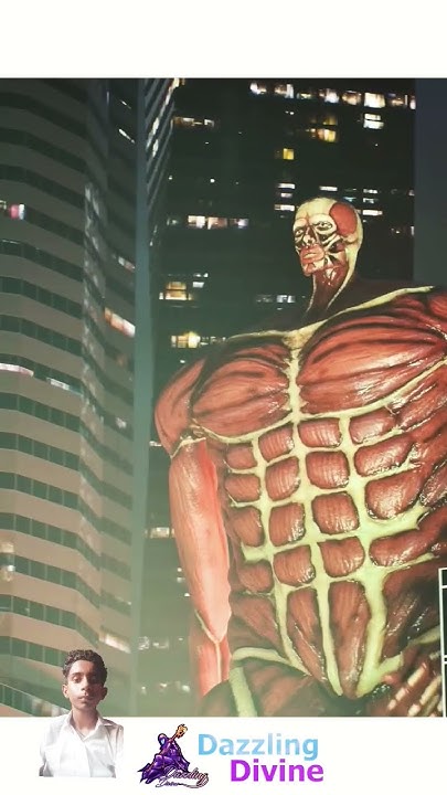 Godzilla Kicks Colossal Titan out of this planet #attackontitan #godzilla #dazzlingdivine - YouTube