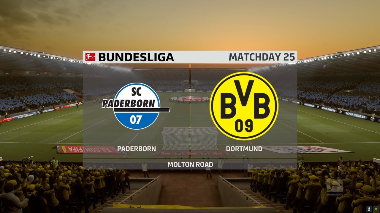 FIFA 20 SC Paderborn 07 vs Borussia Dortmund Bundesliga Prediction 2019 ...