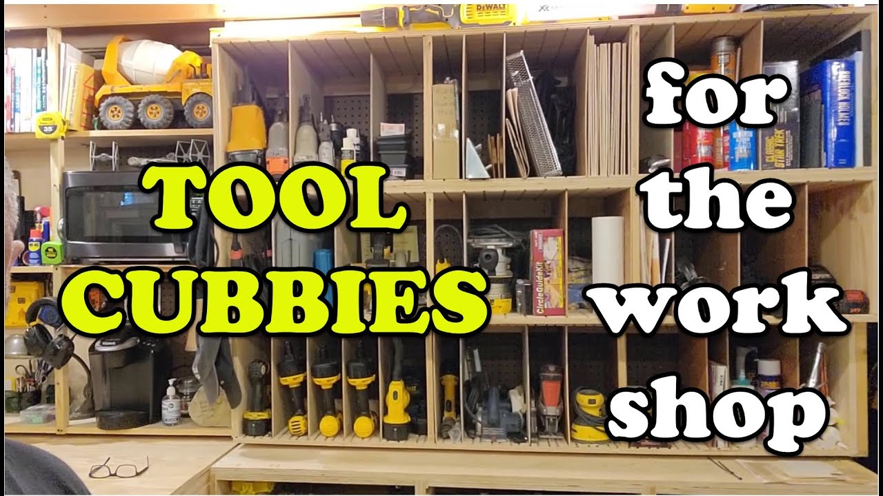 WORKSHOP Tool Cubbies - get reorganized on Father's (Tool) Day - YouTube