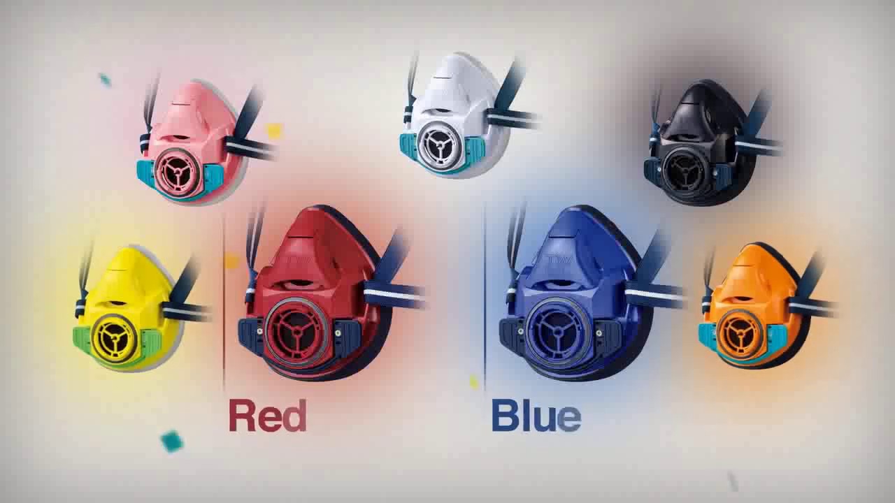 [English]Reusable Respirator(For Particle ＆ Gas) "TW" 「TW01SC」 PR - YouTube