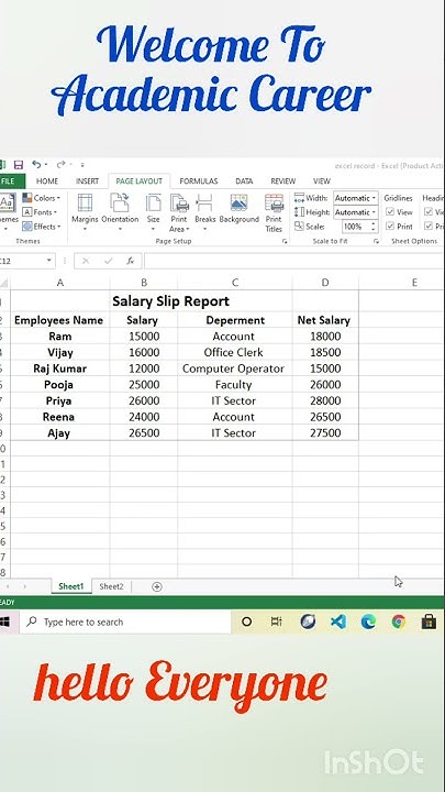 How to insert header and footer in Excel | Advance Exel Tutorial | Header and footer in ms excel ...