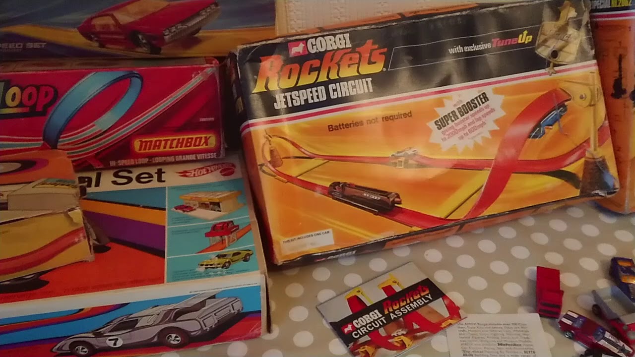 Tracks of my years. Rare Corgi Rockets and Matchbox sets - YouTube