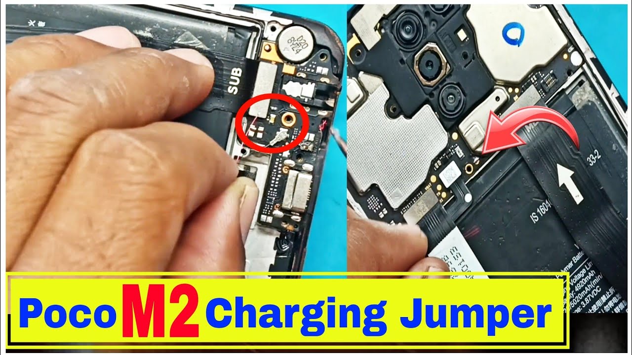 poco m2 charging jumper solution | poco m2 fack charging solution ...