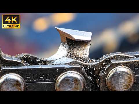 Motorlu testere bıçağını sadece 10 saniyede nasıl bileyebilirsiniz! İnsanların sadece %1'inin bildiğ