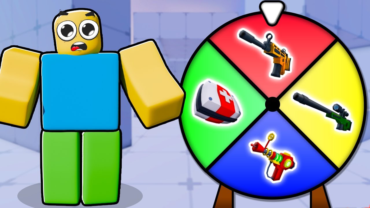 Roblox Rivals But A Wheel Picks My Weapon - YouTube