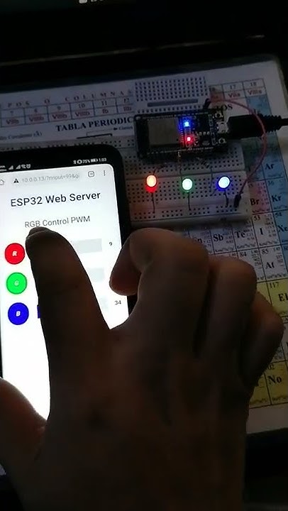 ESP32 web server PWM control #shorts - YouTube