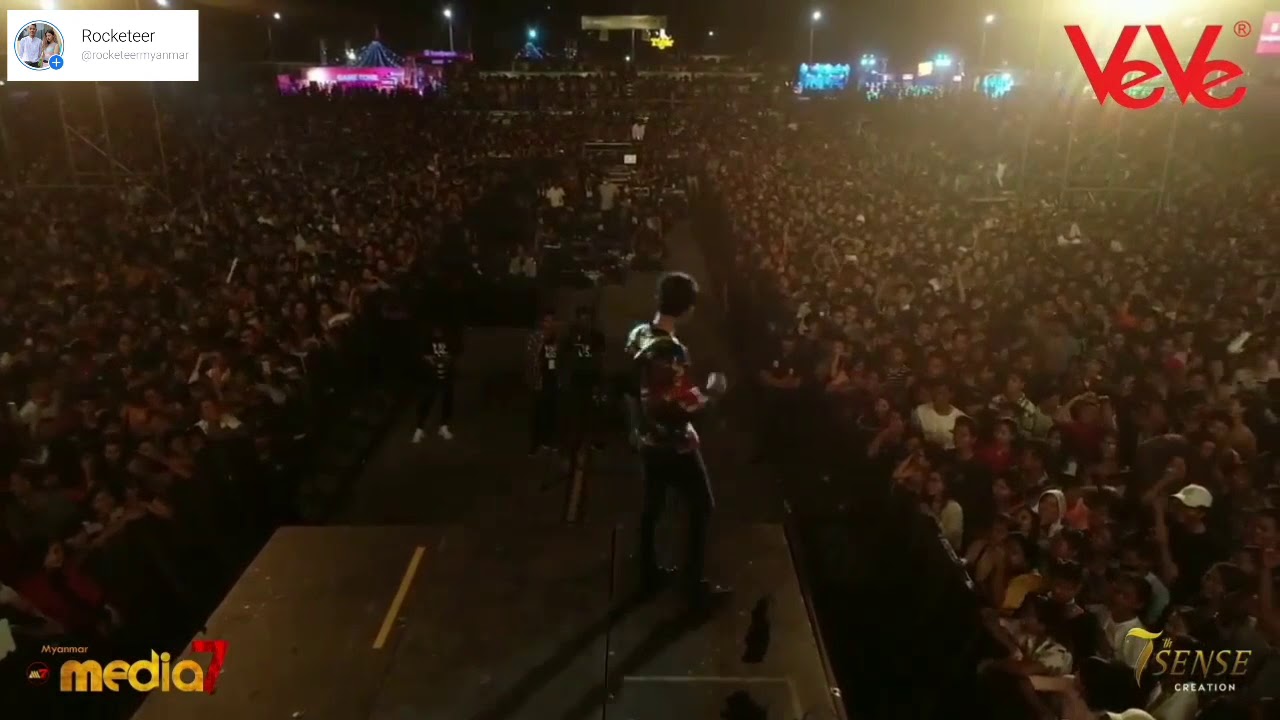 Hlwan Paing's Performance at Top 100 by Joox Event - YouTube