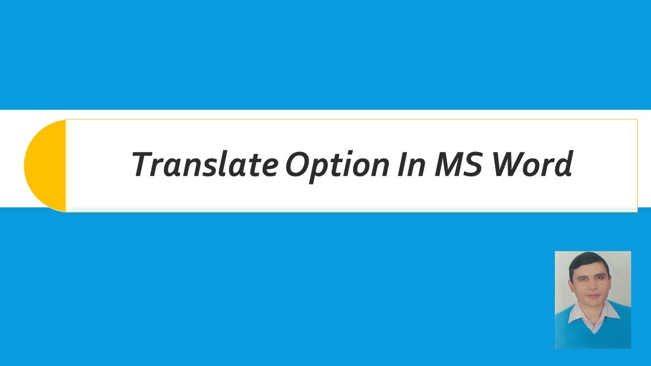 Translate Option In MS Word In Hindi By Rajender Negi YouTube