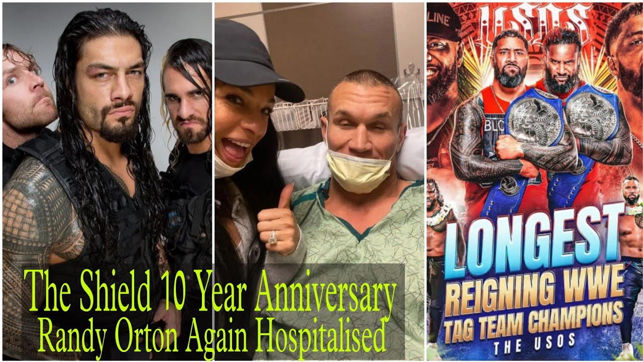 Randy Orton Again Hospitalised| The Uso Longest Tag Champion| The ...