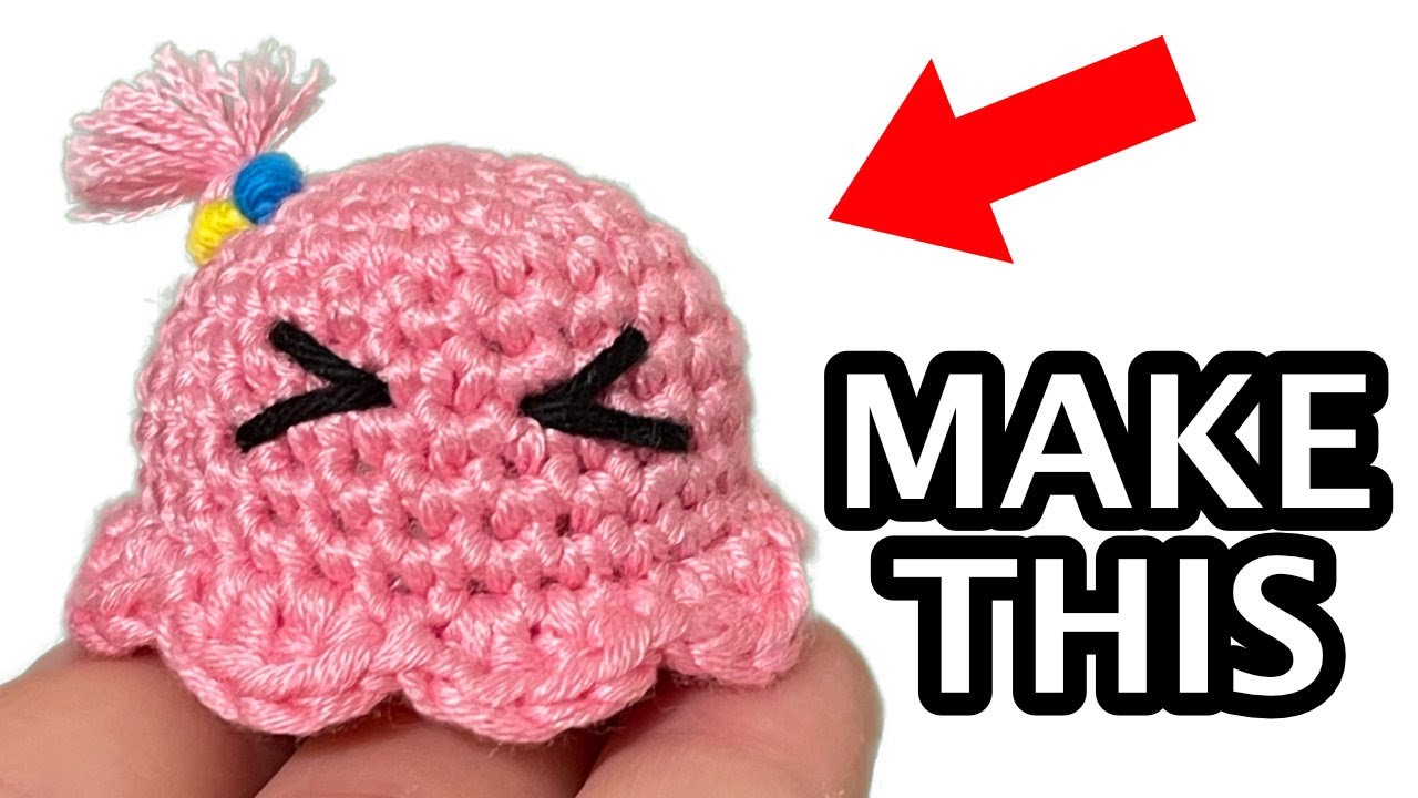 Bocchi the Rock Melting Blob Crochet Amigurumi - YouTube