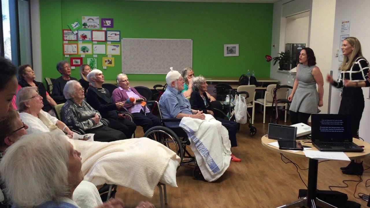 Graythwaite Rehabilitation Centre choir therapy - Can't take my eyes ...