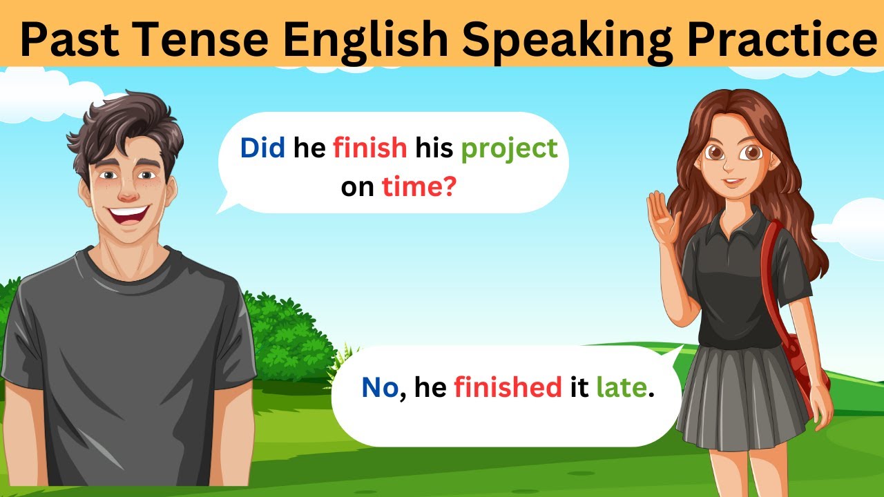 Past Tense Questions & Answers for English Speaking Practice | Learn ...