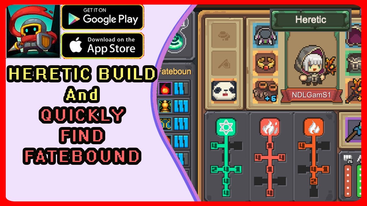 Soul Knight Prequel My Heretic Build And How To Quickly Find Fatebound ...