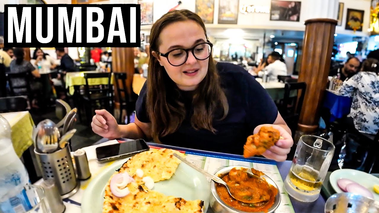 First Time Eating INDIAN FOOD in Mumbai 🇮🇳 - YouTube