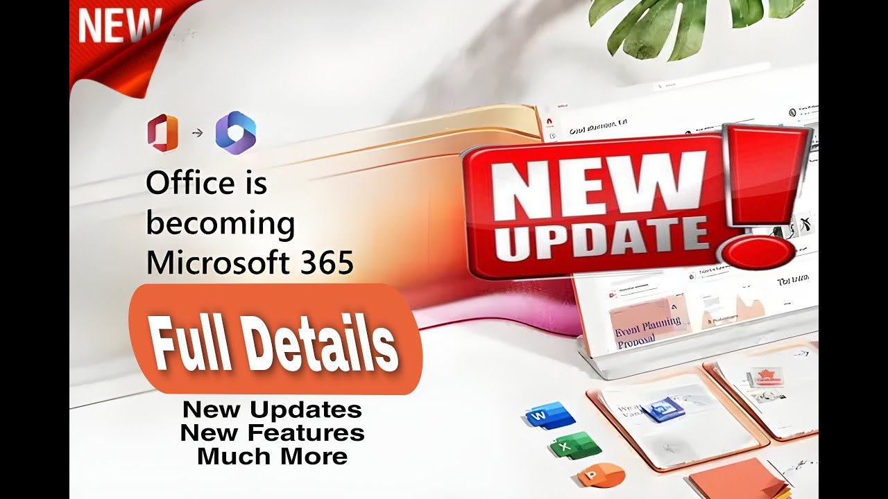 Microsoft 365 | New Update Of Microsoft Office|Microsoft Office Change ...