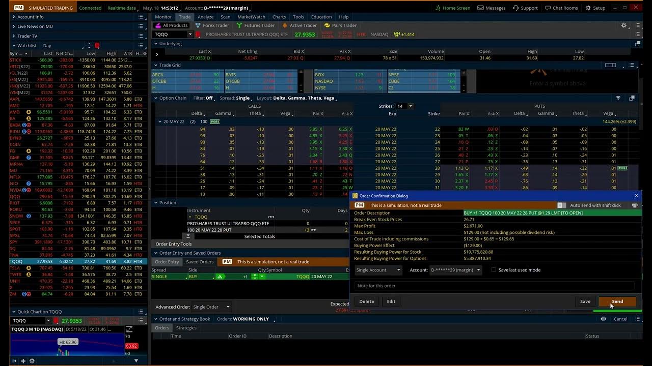 How To See Options Level 2 Data on the thinkorswim Trading Platform ...