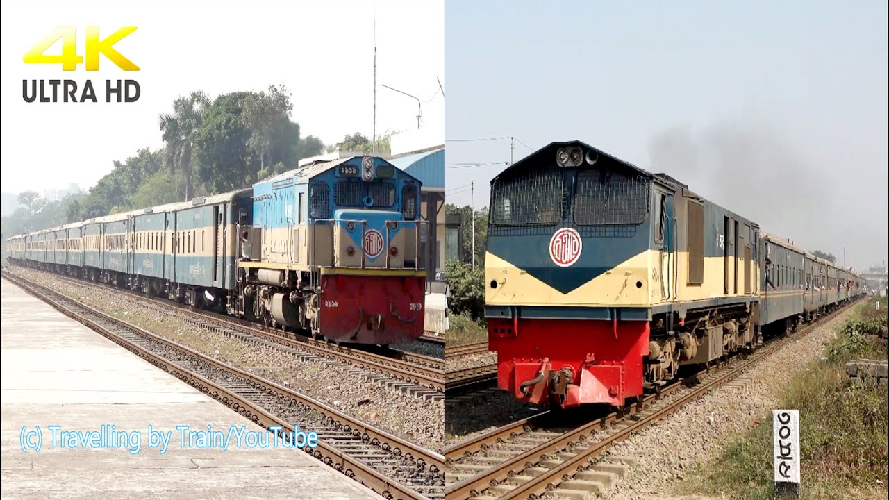 [2 in 1] Meter Gauge Train Speedy Passing Cantonment Station ...