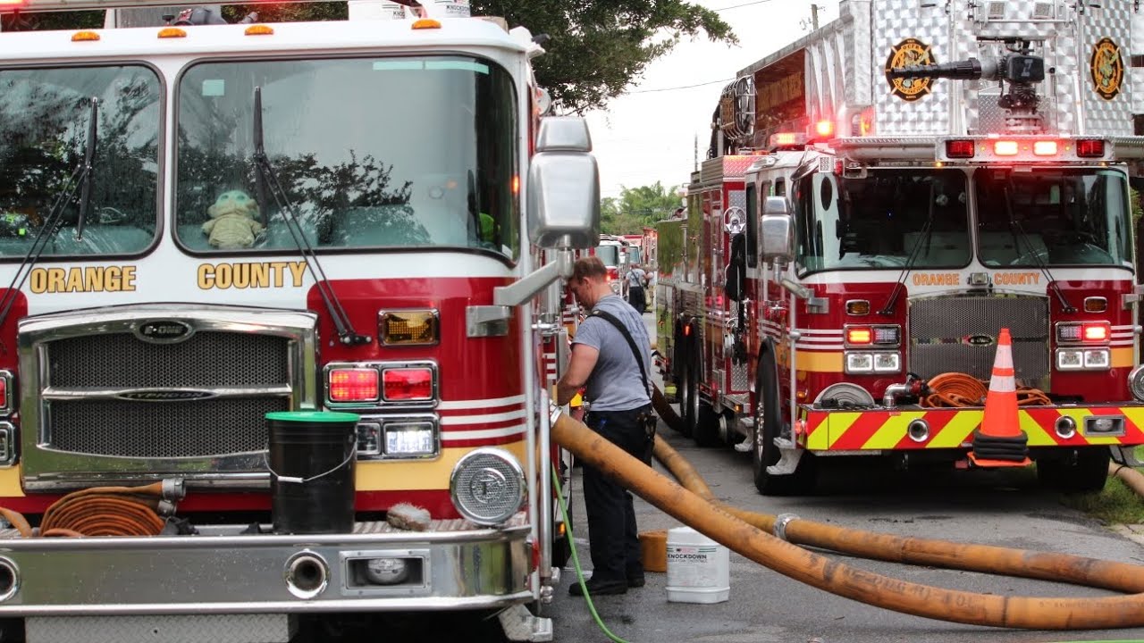 Orange County, FL Working House Fire 9/8/2023 - YouTube