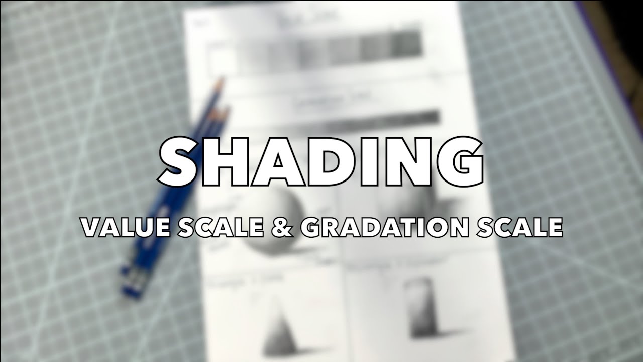 How To: Value and Gradation Scales - YouTube