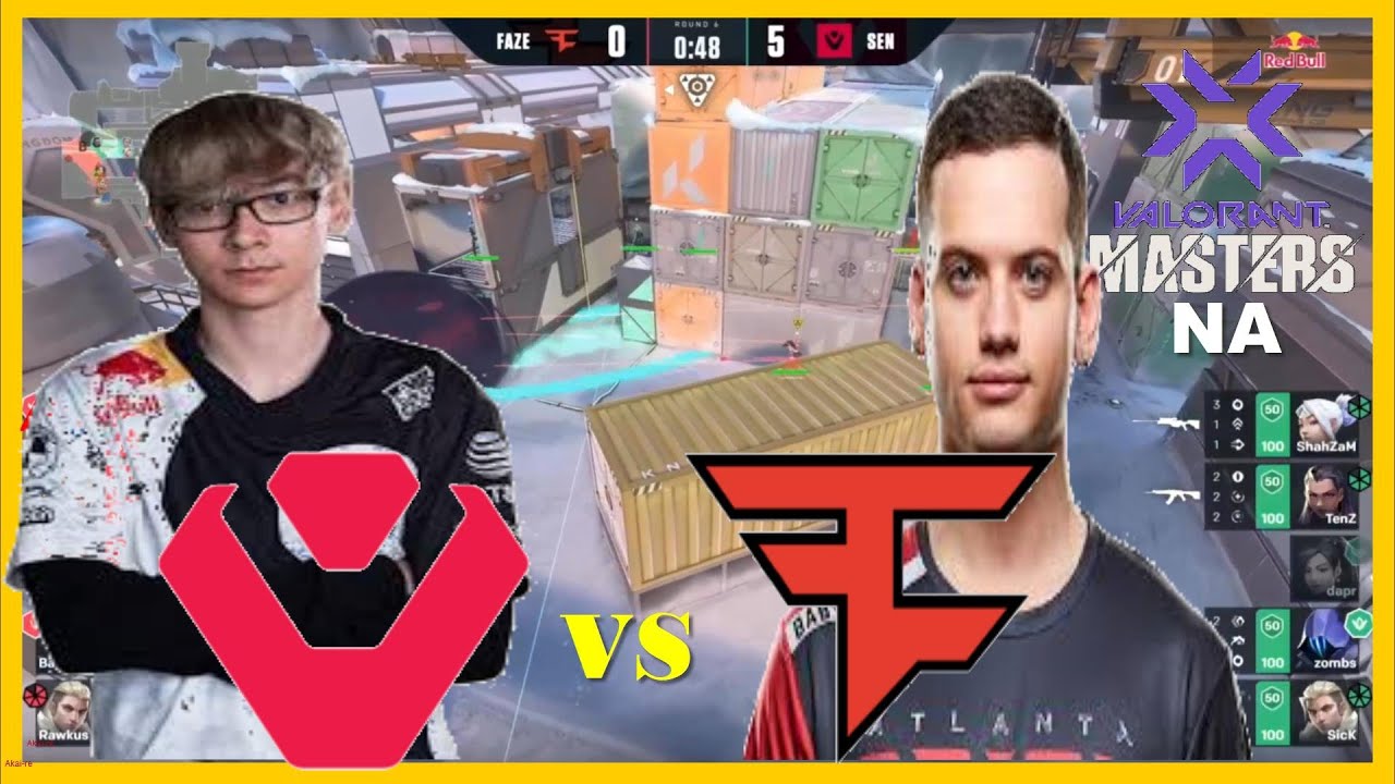 SEN vs FaZe Clan - TenZ vs BabyBay - UPPER FINAL - VALORANT VCT 2021 ...