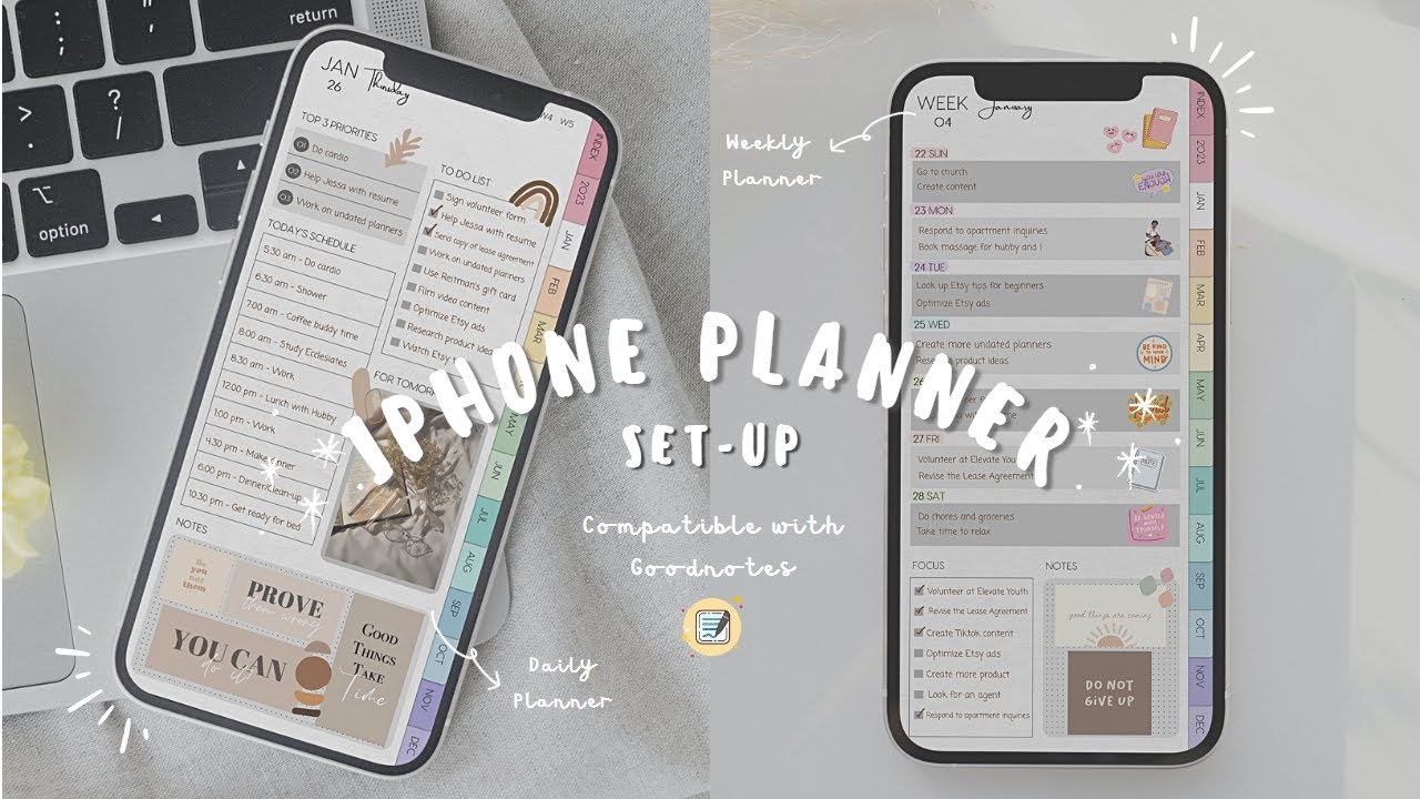 iPhone Digital Planner Set-Up - YouTube