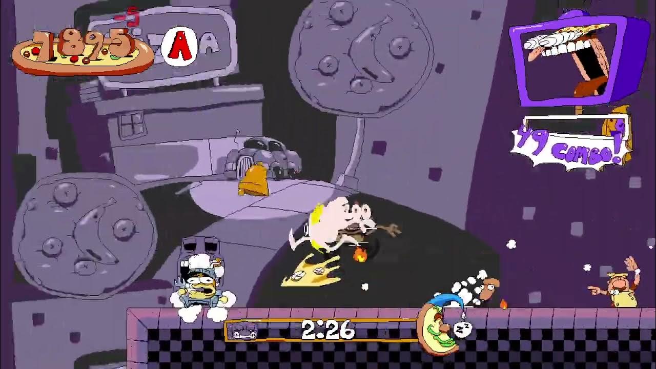 pizza tower playable fake peppino jhon gutter all secrets and p rank - YouTube