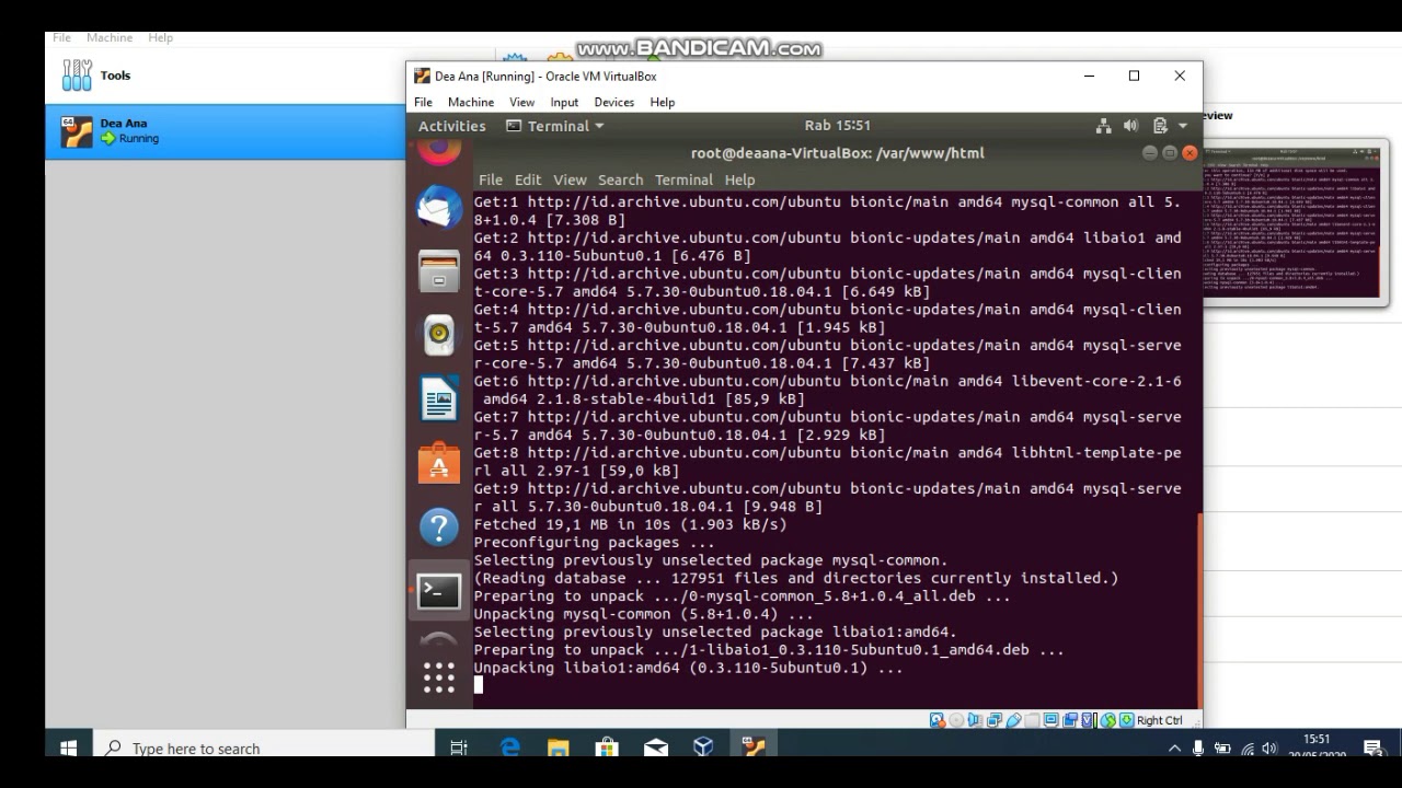 Tutorial Membuat WEB Server dan DATABASE Server - YouTube