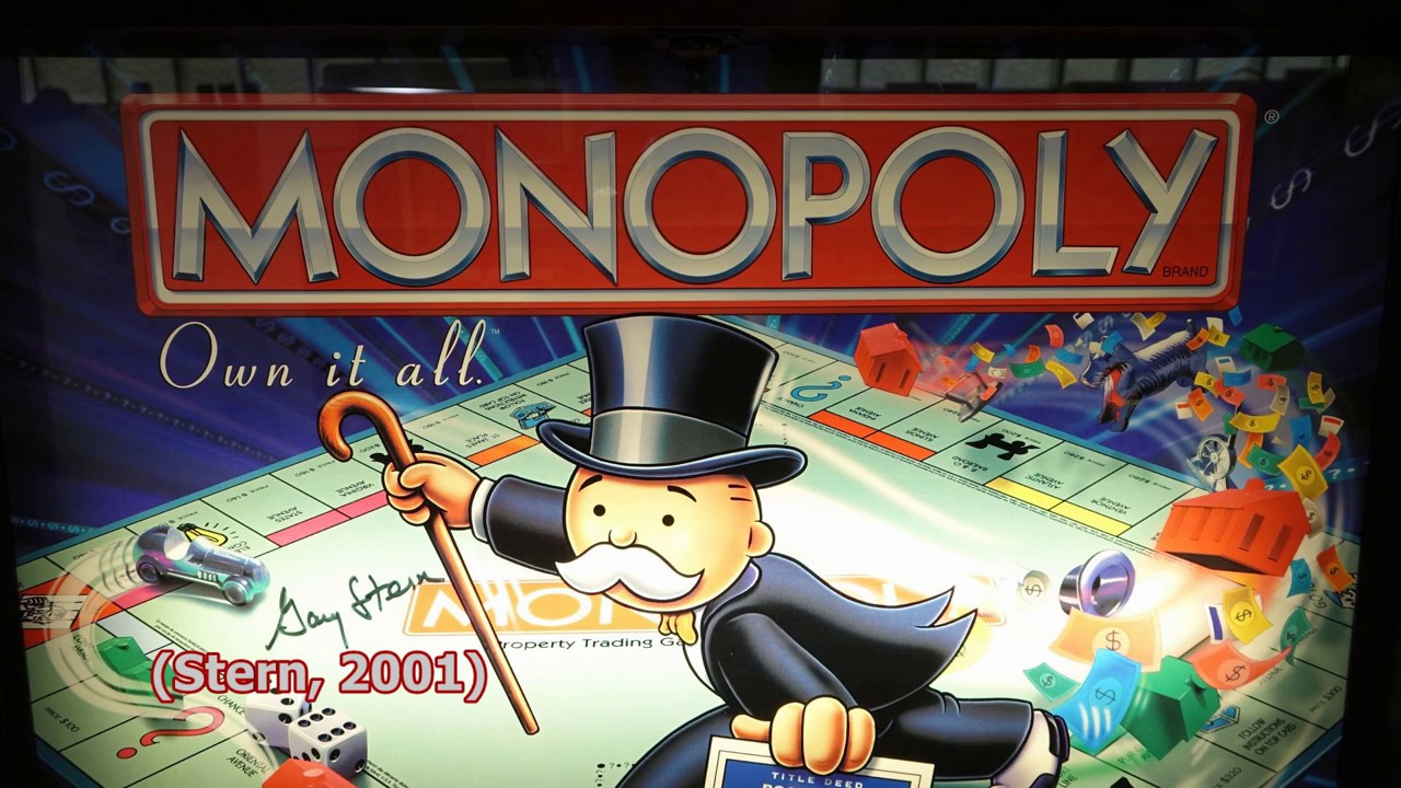 Monopoly (Stern, 2001) Flipper Pinball - YouTube