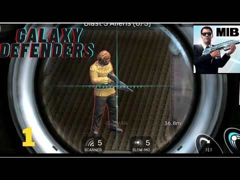 MIB galaxy defenders game play walkthrough part 1 (Android) 🏅 - YouTube