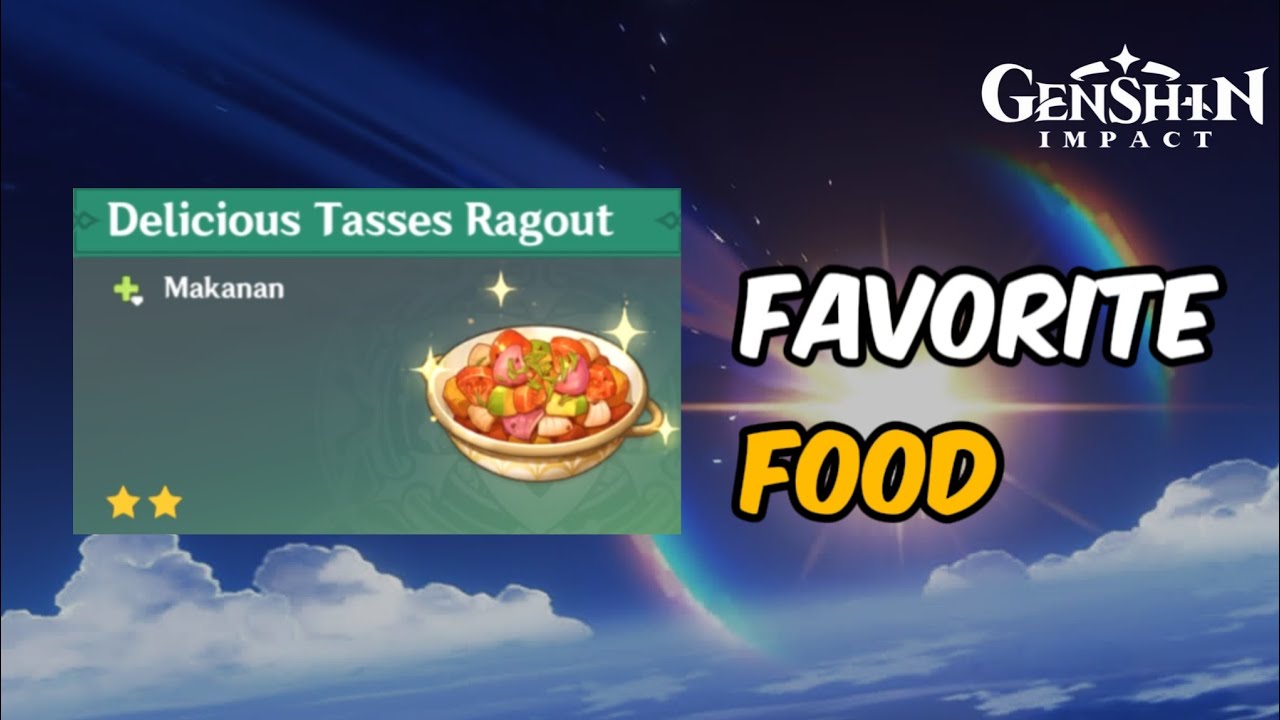Tasses Ragout - Favorite Food | Genshin Impact - YouTube