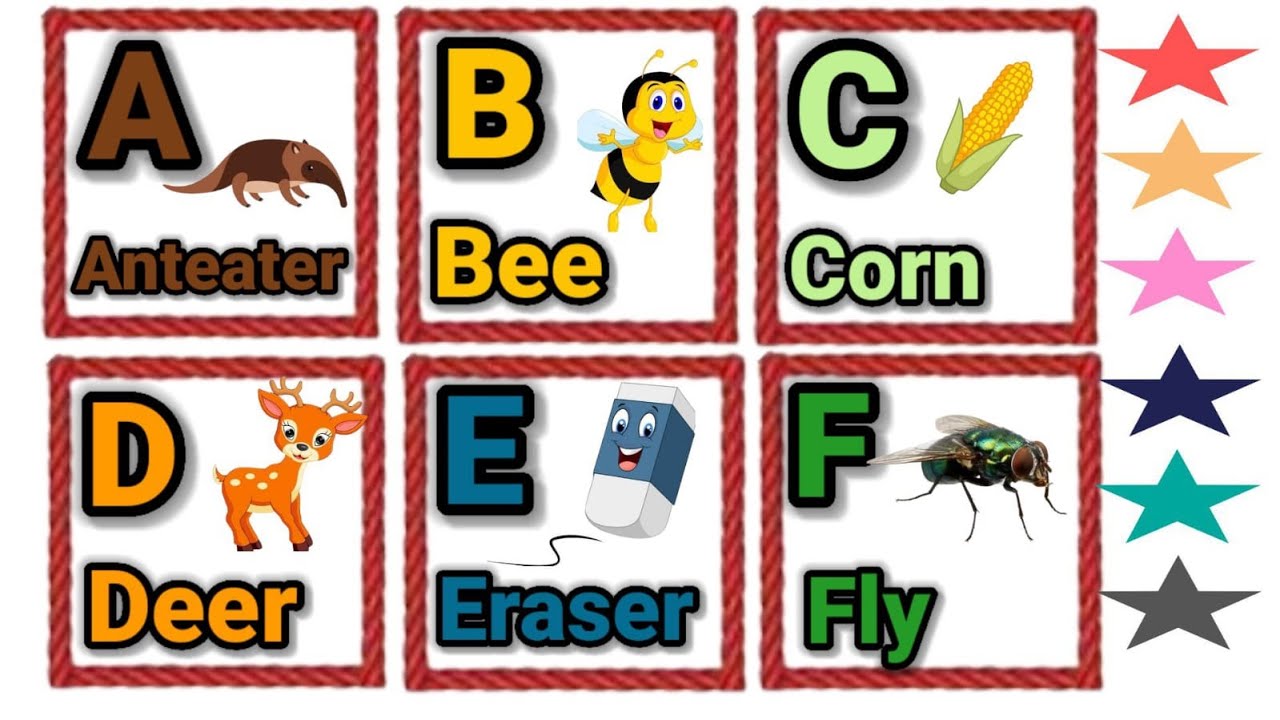 Phonics Song with TWO Words - A for Anteater B for Bee - ABC Alphabet ...